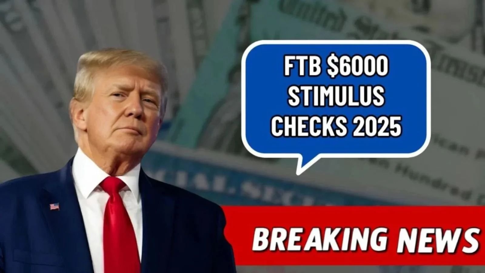FTB $6000 Stimulus Checks 2025
